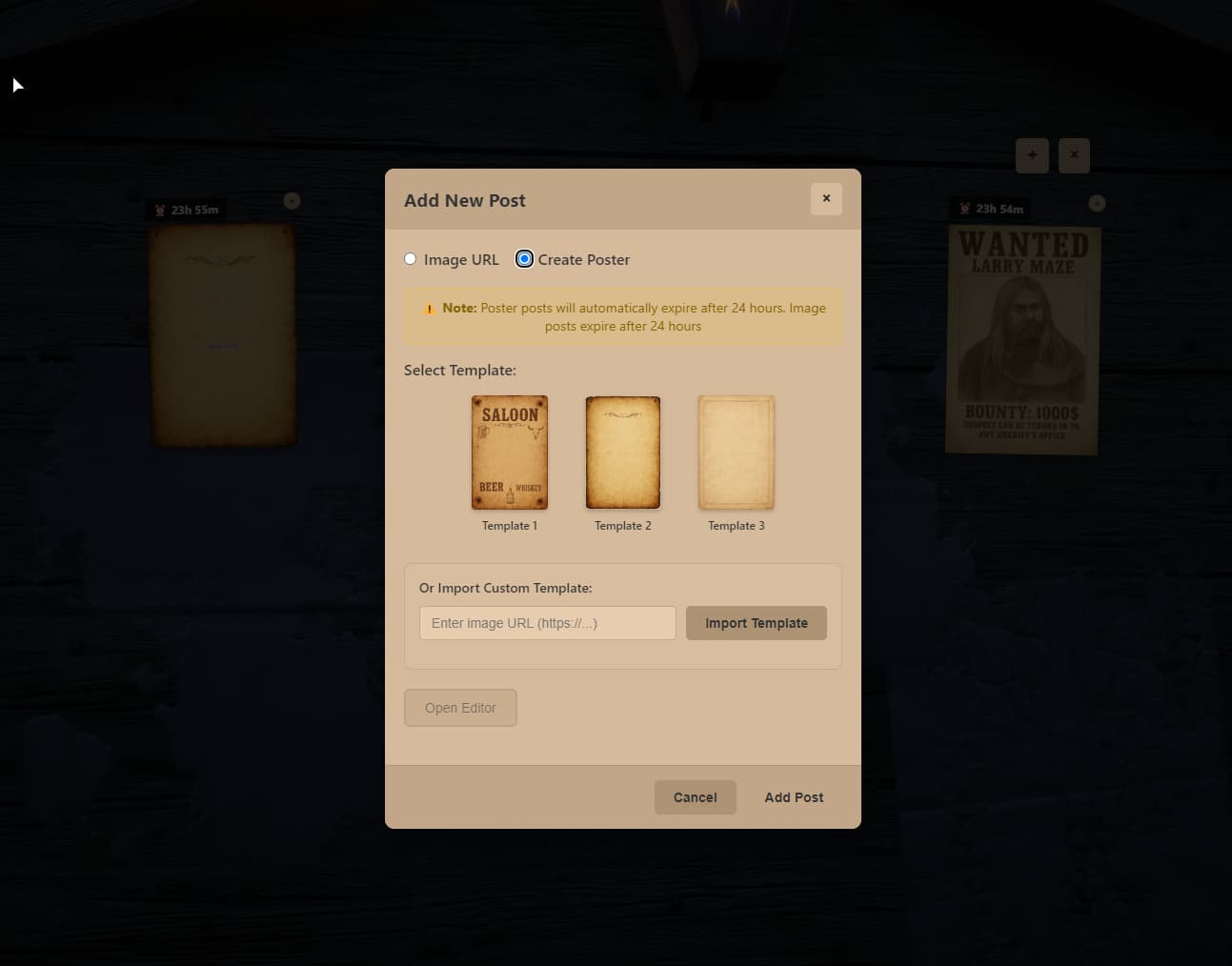 Crowe Pinboard - Advanced Poster Creator & Pinboard System - RedM ...