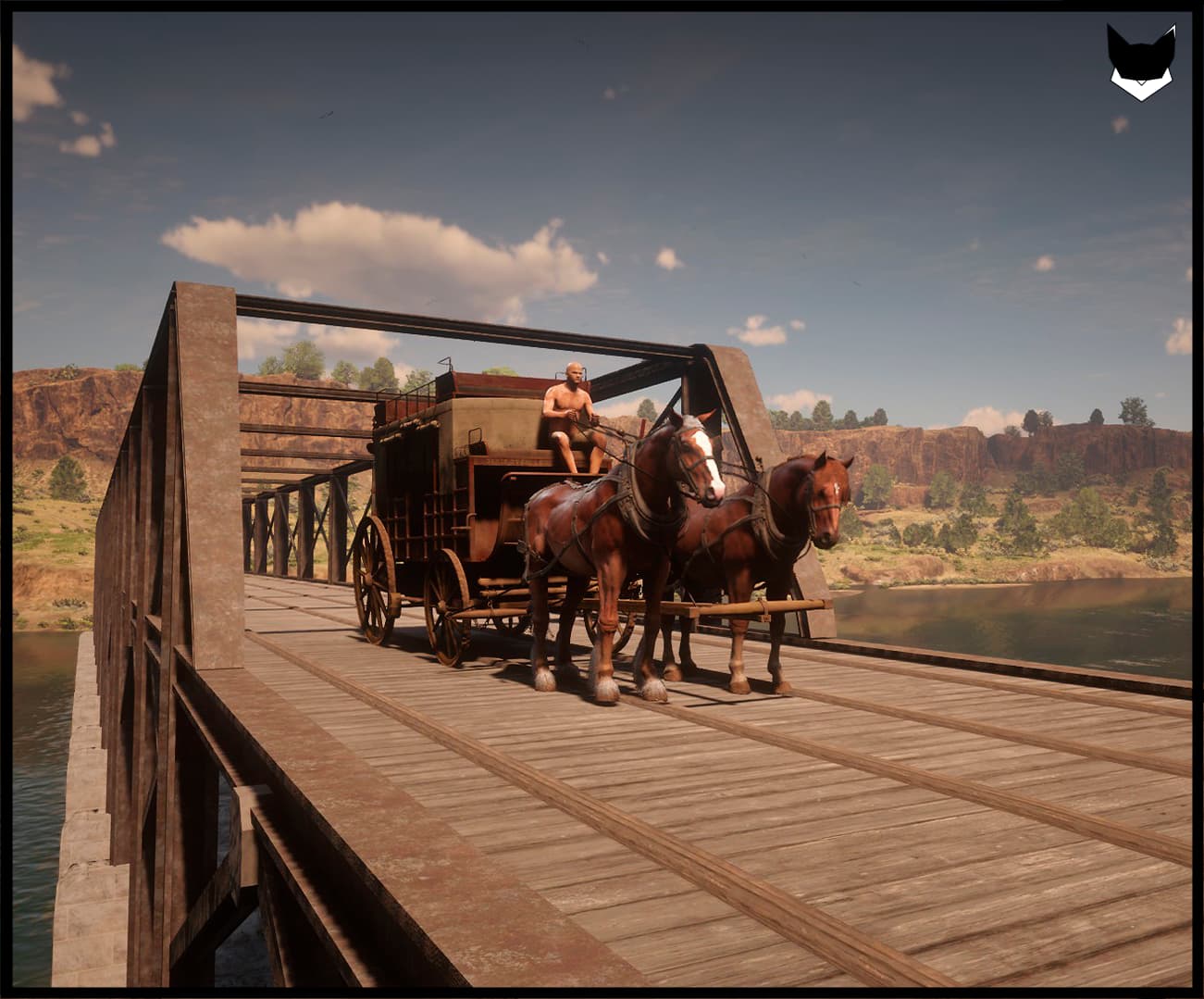 [PROPS] METAL BRIDGE - INFINITE LENGTH - for wagons, horses and ...