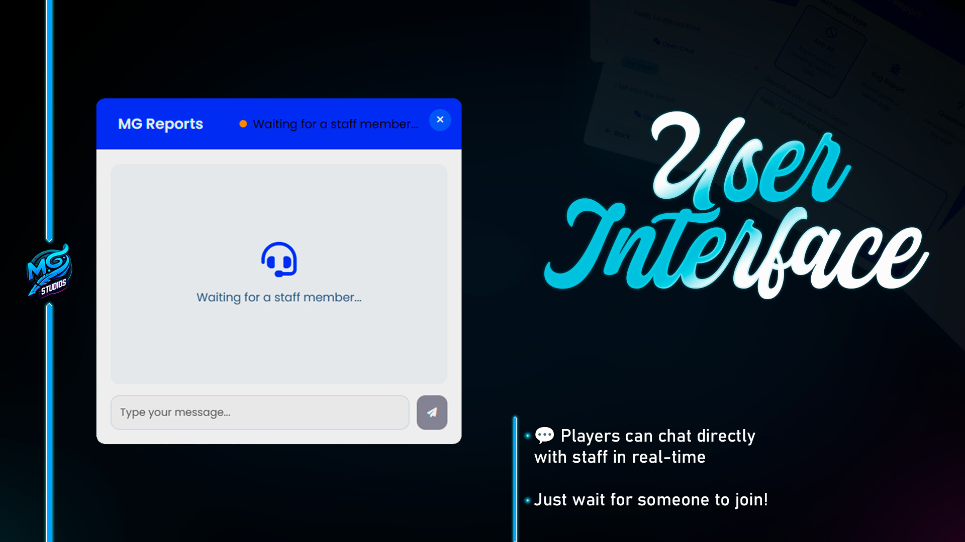 📩 MG Reports | Standalone | Advanced In-Game Report System - FiveM ...