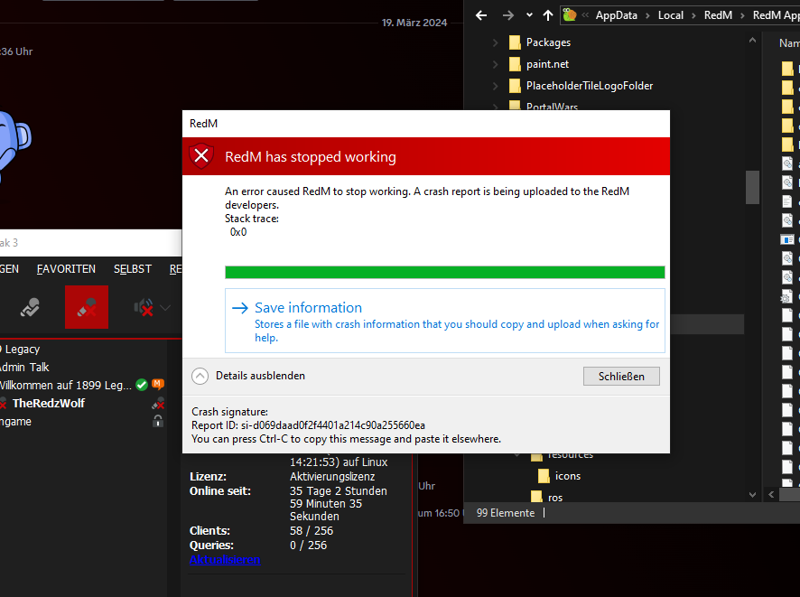 Erro - RedM Client Support - Cfx.re Community