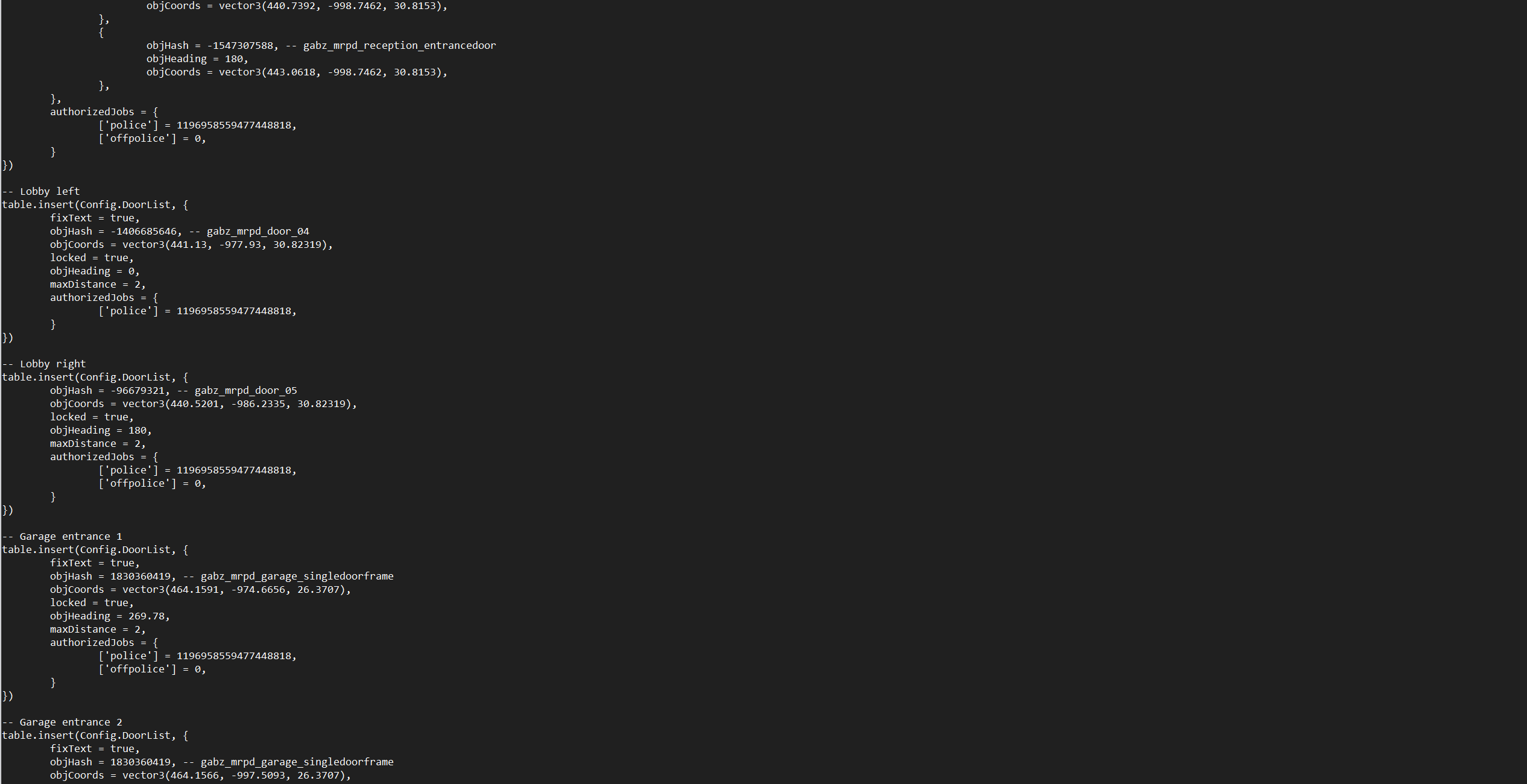 Need Help With Gabz Doorlock and ox-doorlock - Resource Support - Cfx ...