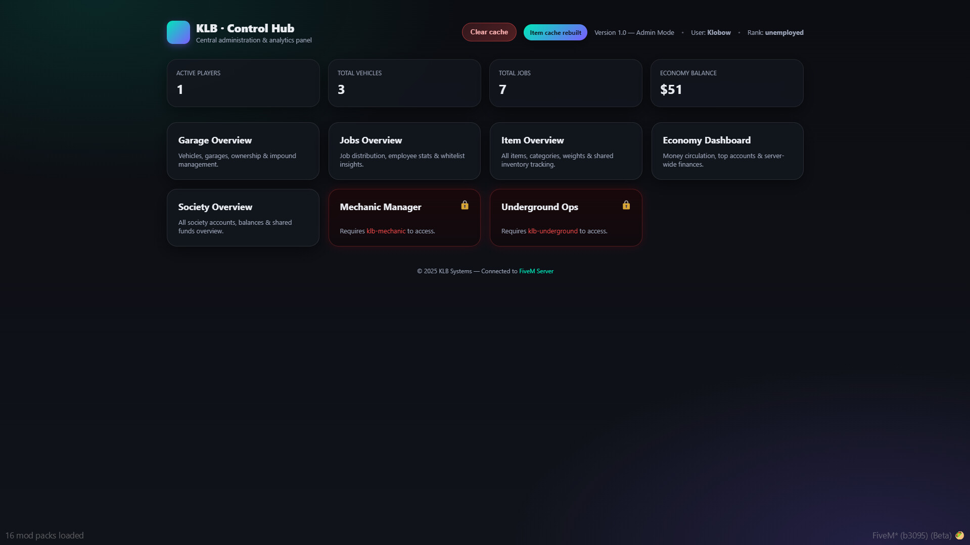 KLB · ControlCore — The Ultimate Server Control Hub - FiveM Releases - Cfx.re Community