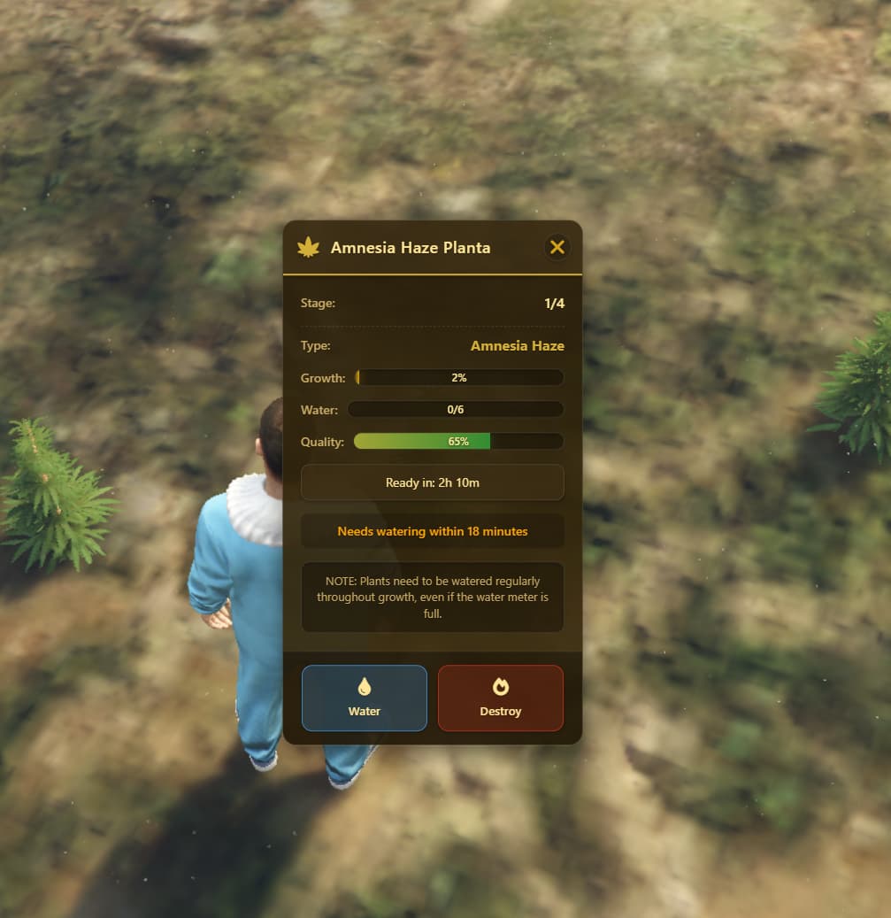 [PAID] [ESX] VF Advanced Weed Script | Grow Anywhere · Dynamic Quality ...