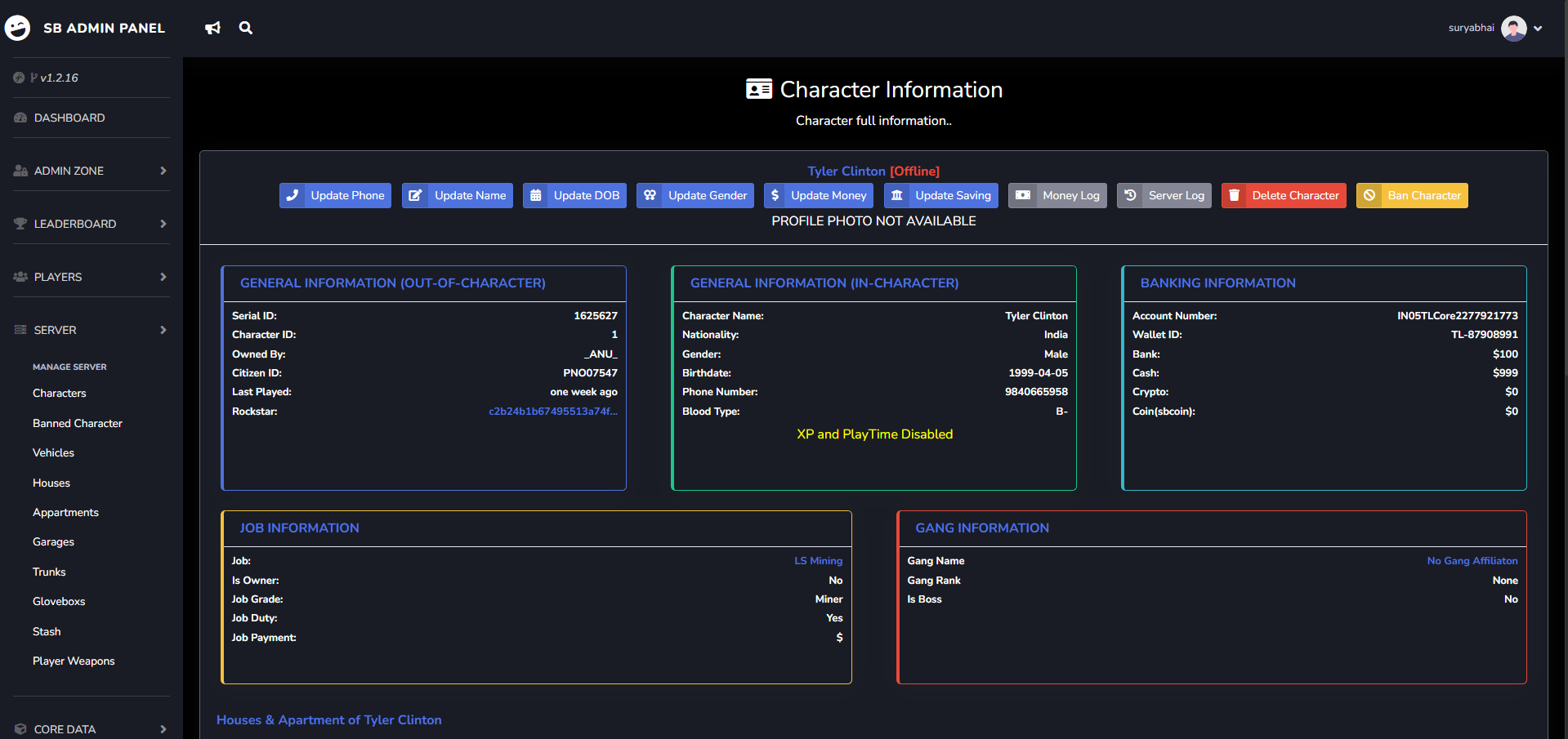 [PAID][QBCore/QBox] SB Admin Panel - Revolutionary FiveM Server Management - FiveM Releases ...