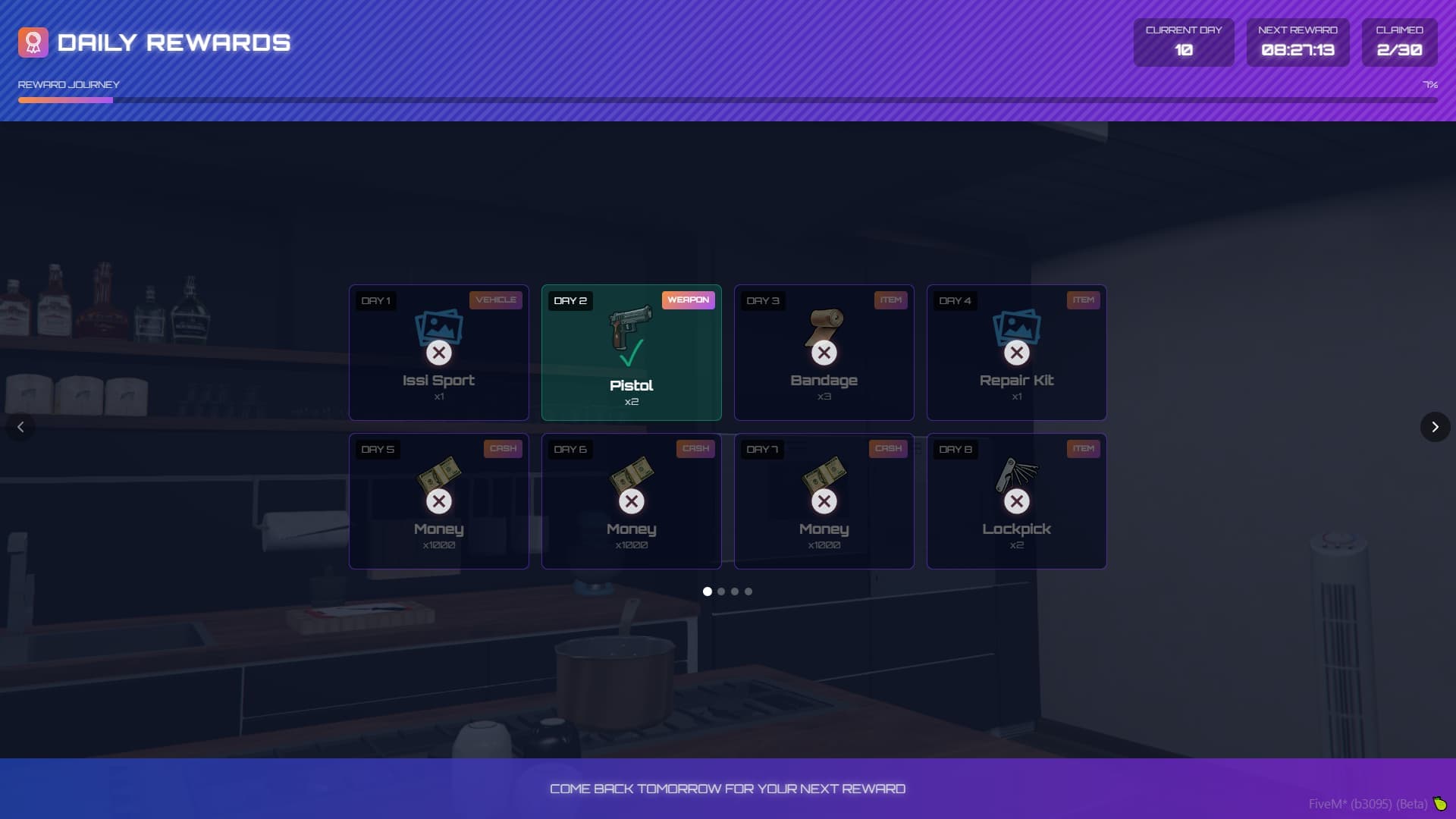 Daily Reward System [ESX/QB/Custom] - FiveM Search