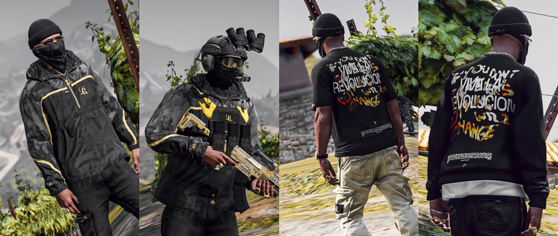 🔱 La Revolution Gang Clothing | Lore Friendly | Male [PAID][CLOTH ...