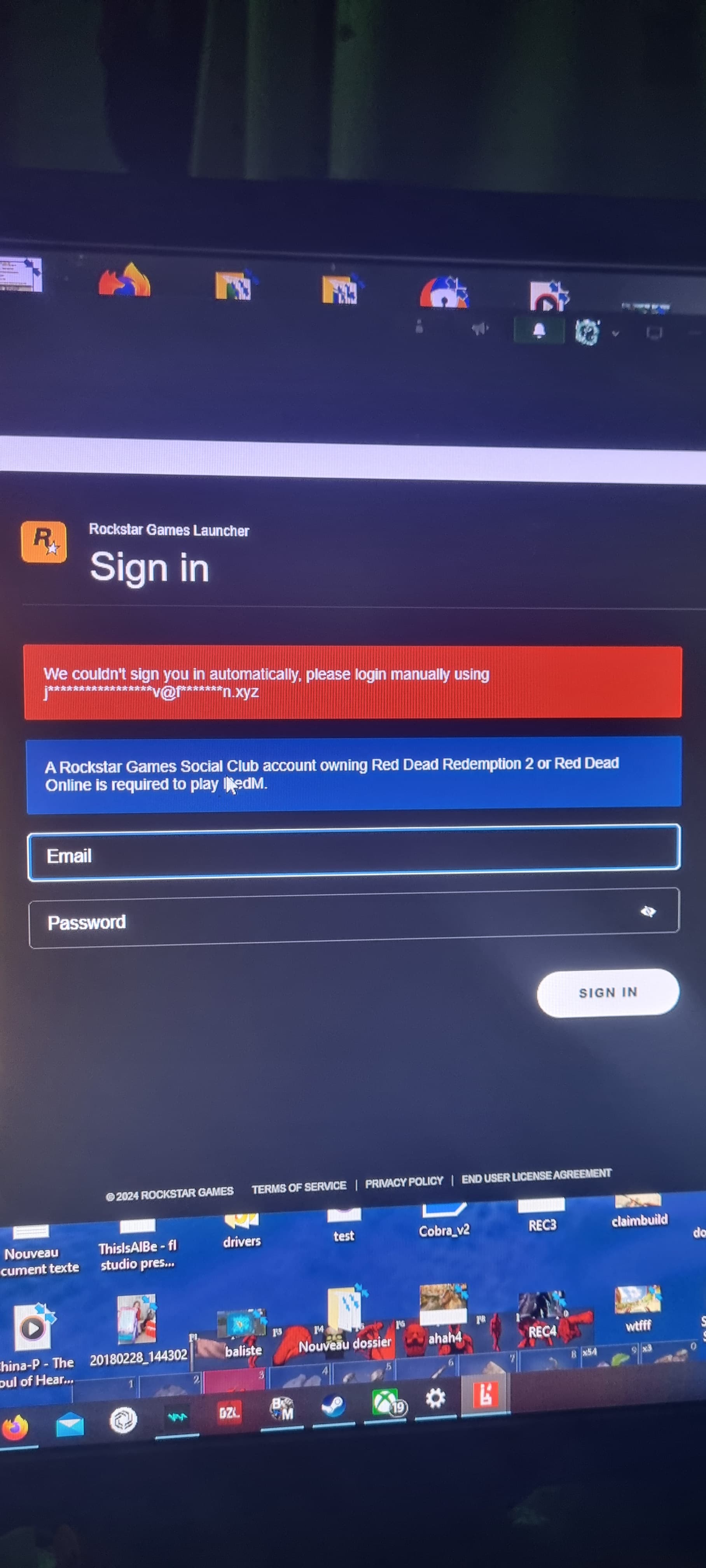 RedM login impossible - RedM Client Support - Cfx.re Community RedM login impossible - RedM Client Support - Cfx.re Community