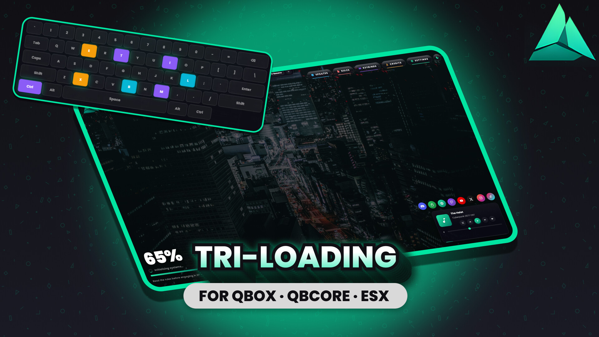 [Release][Paid] Tri-LoadingScreen — Premium FiveM Loading Screen | QBox ...