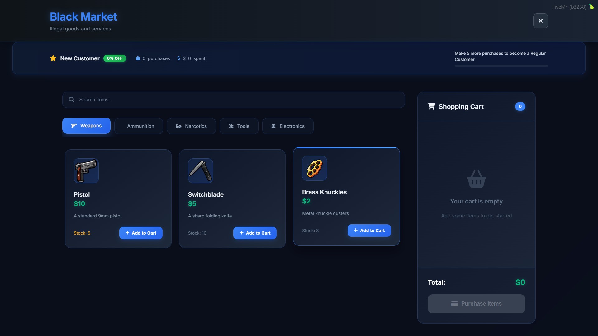 [FREE][QBOX] - NU Blackmarket - FiveM Releases - Cfx.re Community