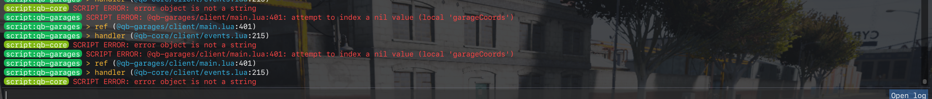 Qb error plz help - QBCore - Cfx.re Community