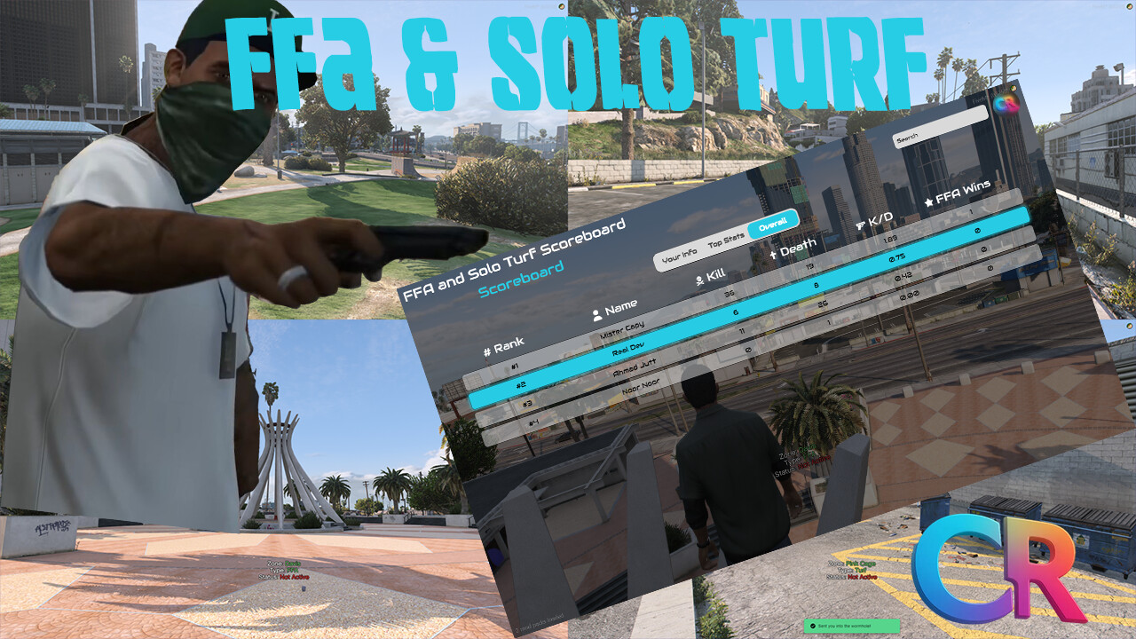 [ESX/QB] FFA & Solo Turf Zone System - FiveM Releases - Cfx.re Community