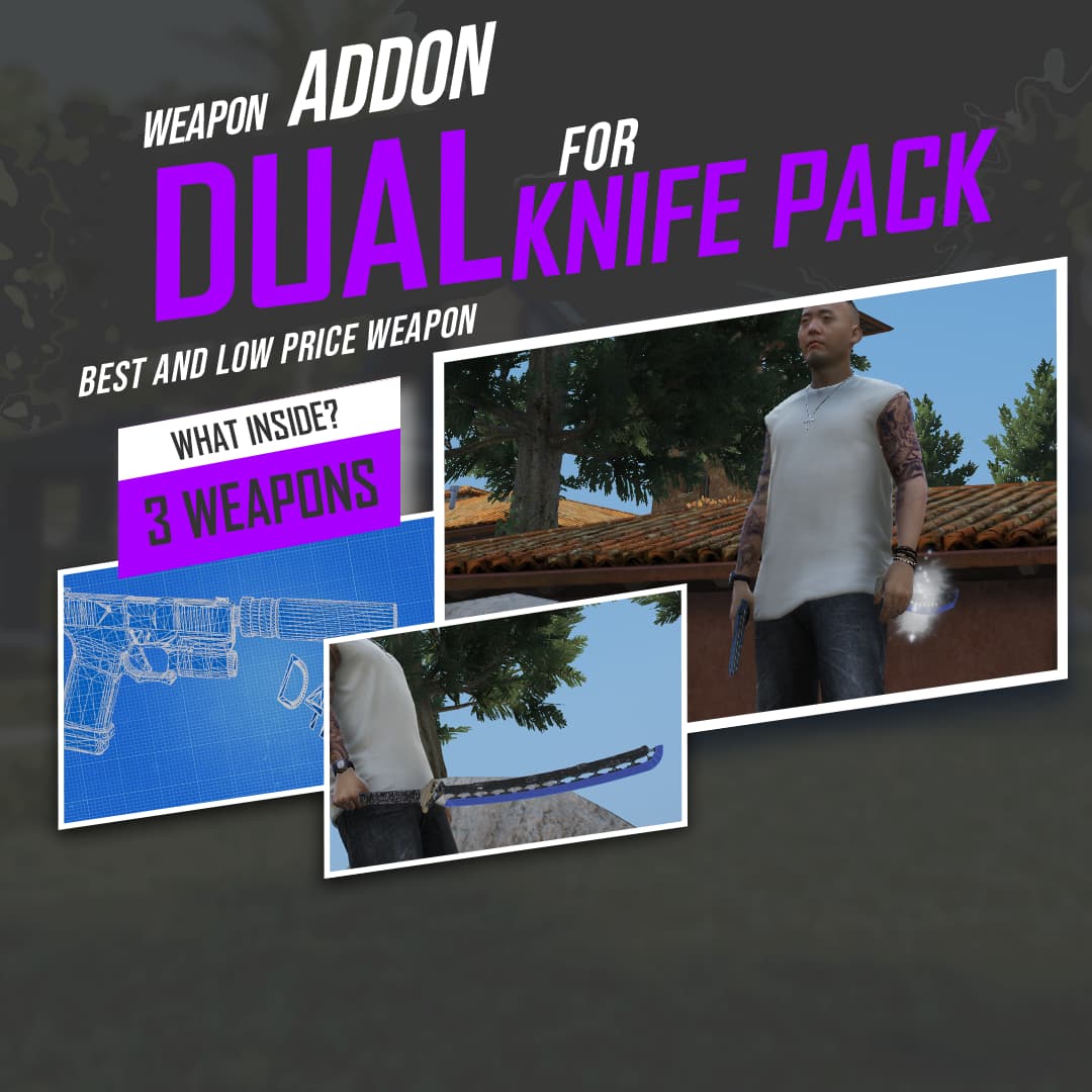 Dual knife pack [Have particle effect] - FiveM Search