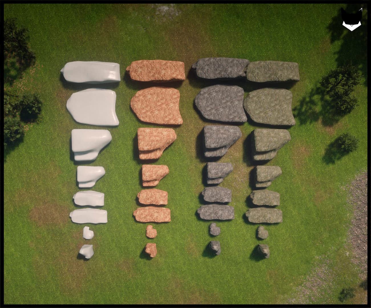 [PROPS] ROCKS - NO XML NEEDED - Ice, Rock, Dessert rock and mossy rock ...
