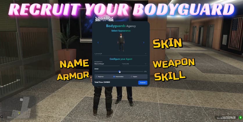 Ultimate Bodyguard System - P6 Bodyguards [Discount] [ESX] [QBCore] - FiveM Releases - Cfx.re ...