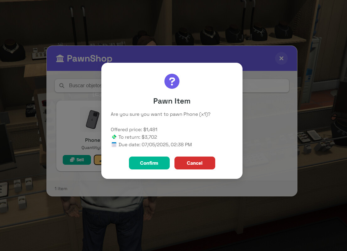 Mob Pawnshop - Complete Pawn Shop System [ESX] - FiveM Releases - Cfx.re Community