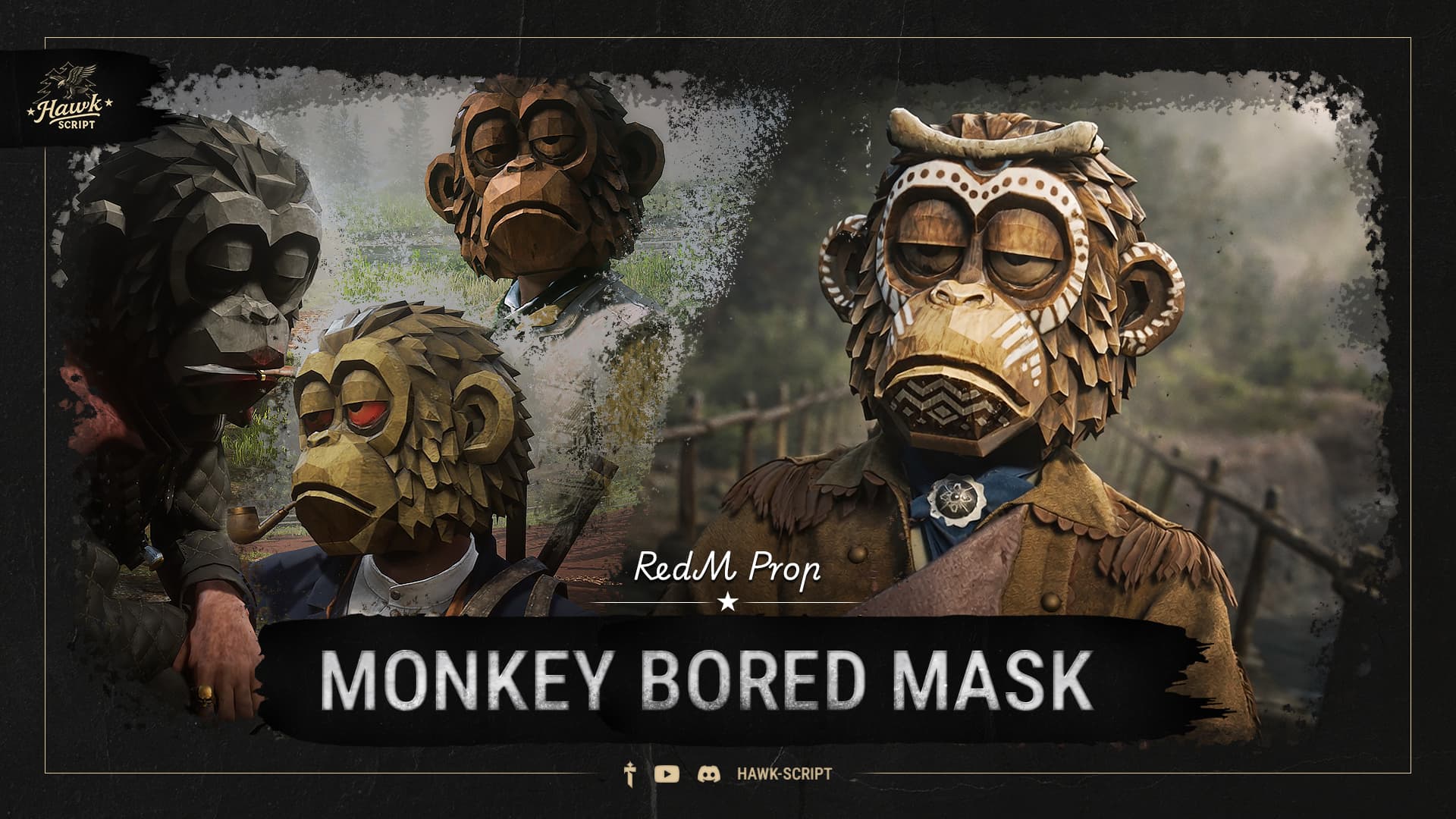 Prop Monkey Bored Mask - RedM Releases - Cfx.re Community
