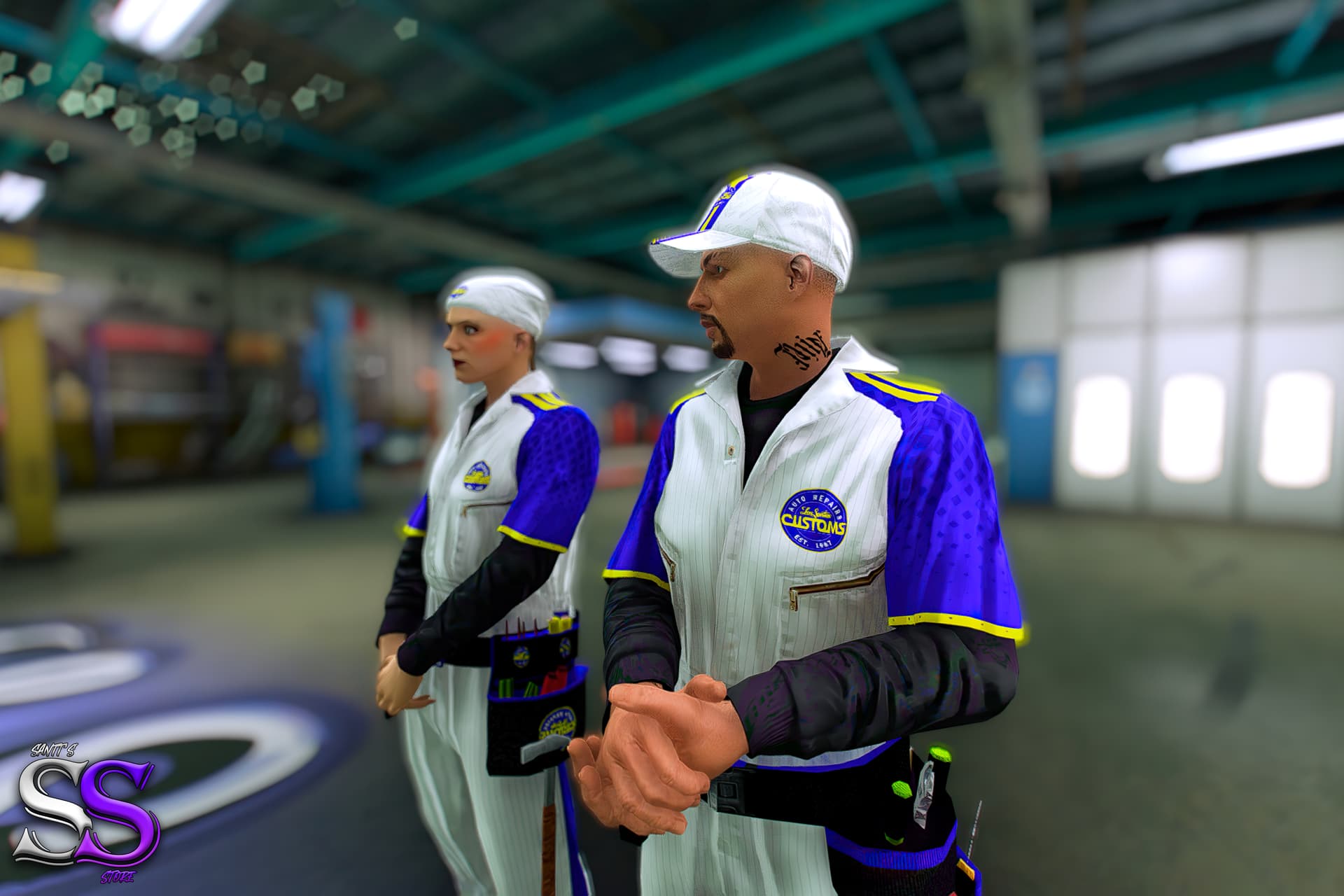 [CLOTHES] [ADDON] - Los Santos Customs Uniform V2 - FiveM Releases ...