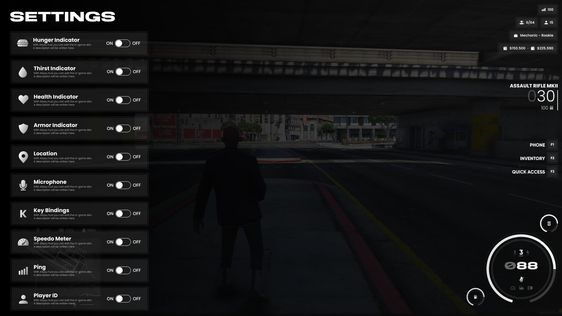 FiveM Hud System | Clean & Minimal White Design - FiveM Releases - Cfx ...