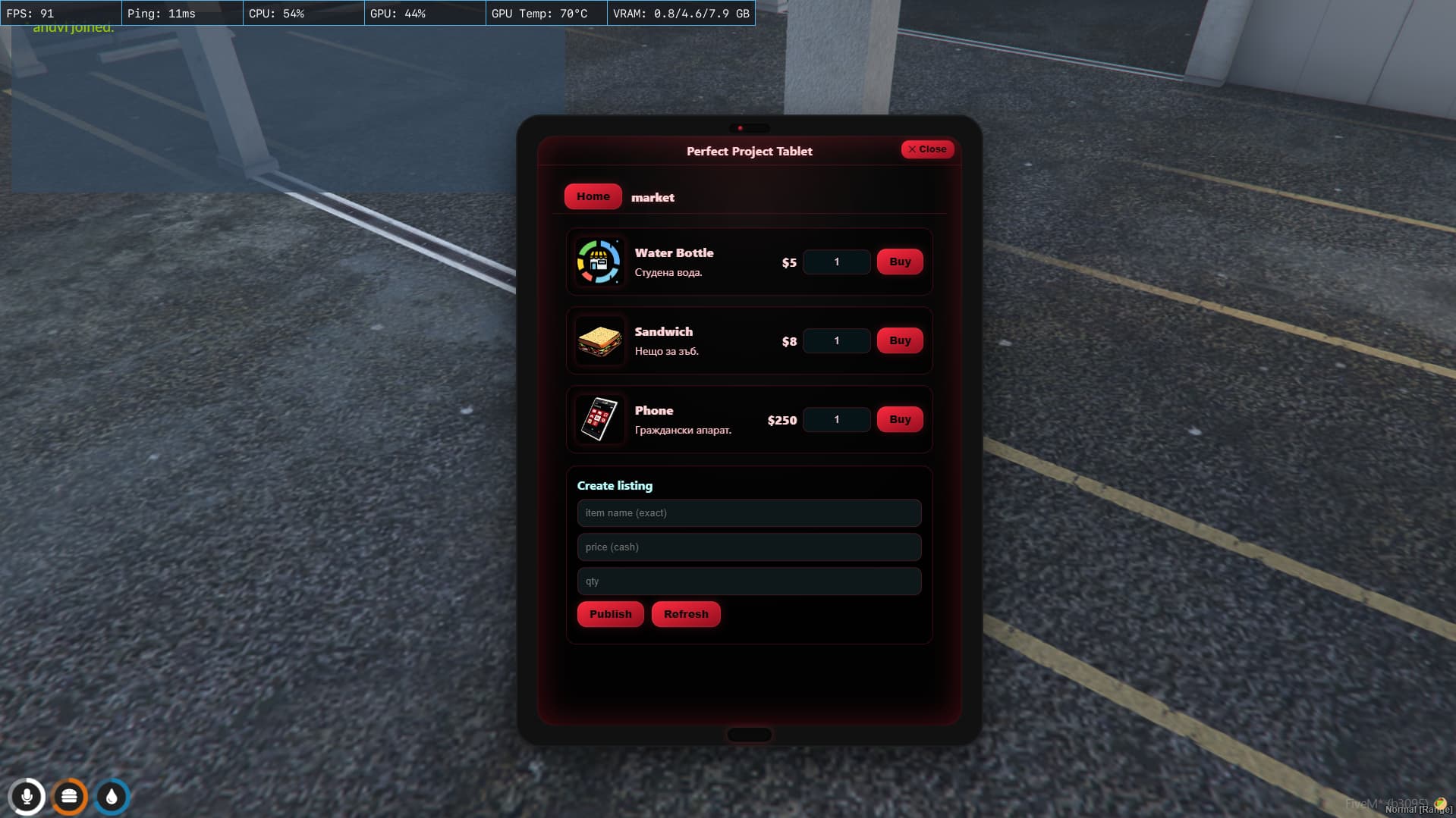 [QB/ESX] Perfect Tablet - FiveM Releases - Cfx.re Community