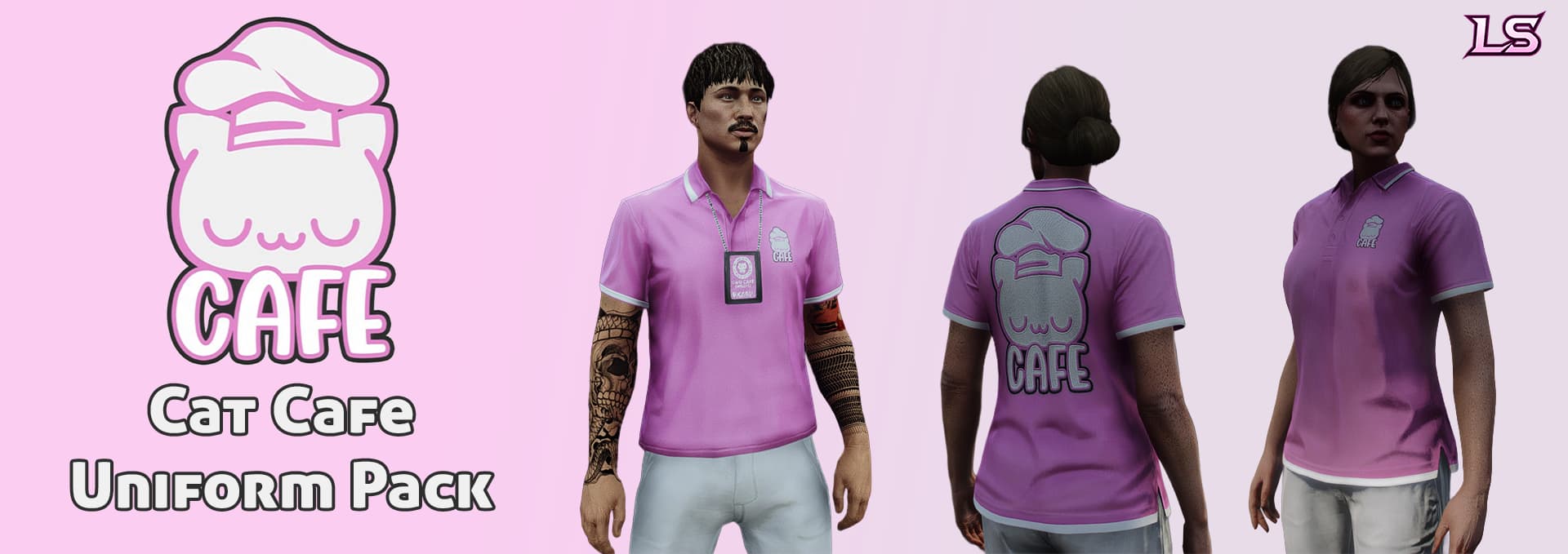 [PAID] Cat Café Business Clothing Pack Male&Female - FiveM Releases - Cfx.re Community