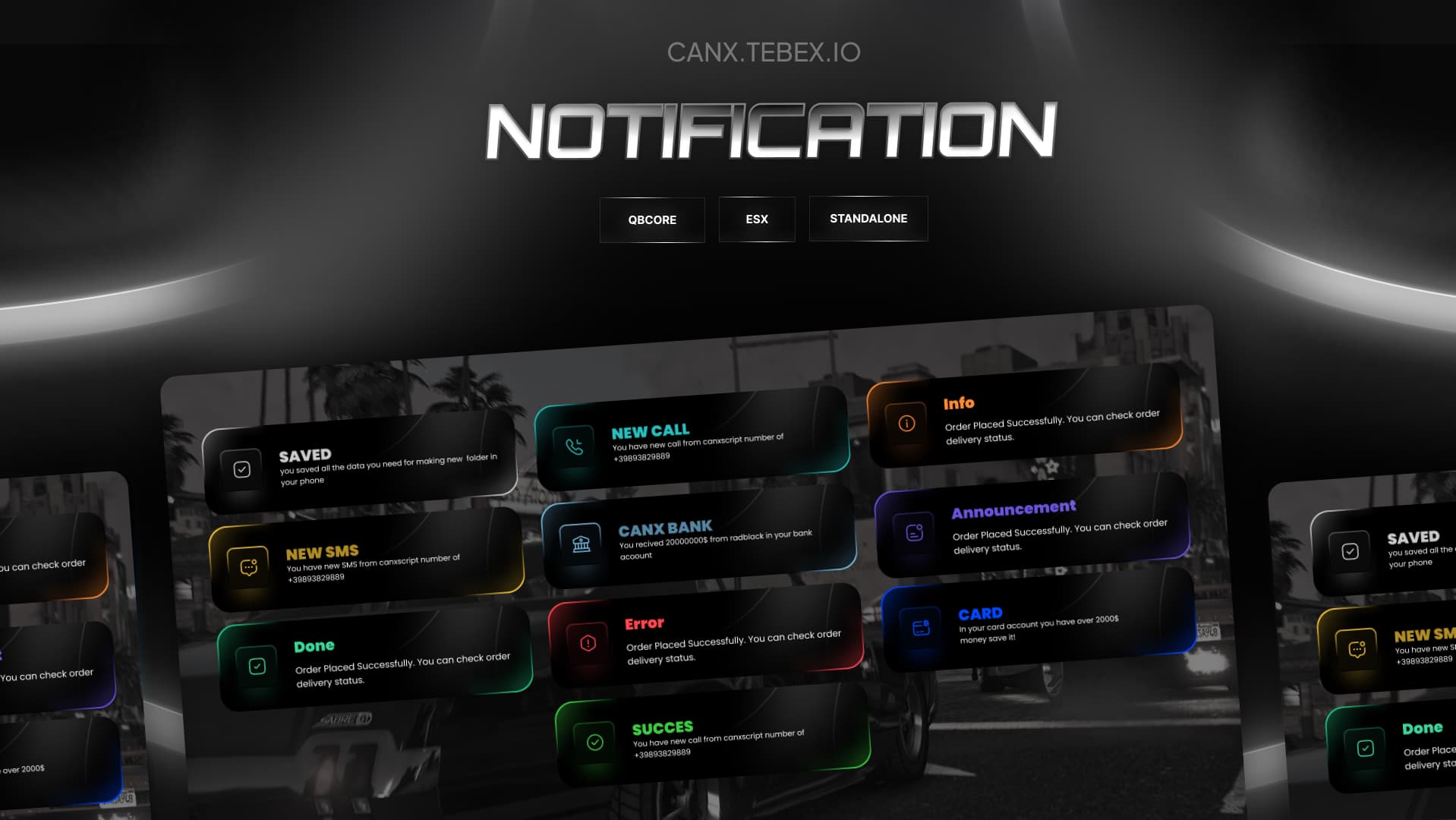 Paid Standalone Canx Notification Fivem Releases Cfx Re Community