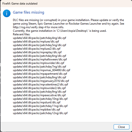 Cant open fivem - FiveM Client Support - Cfx.re Community