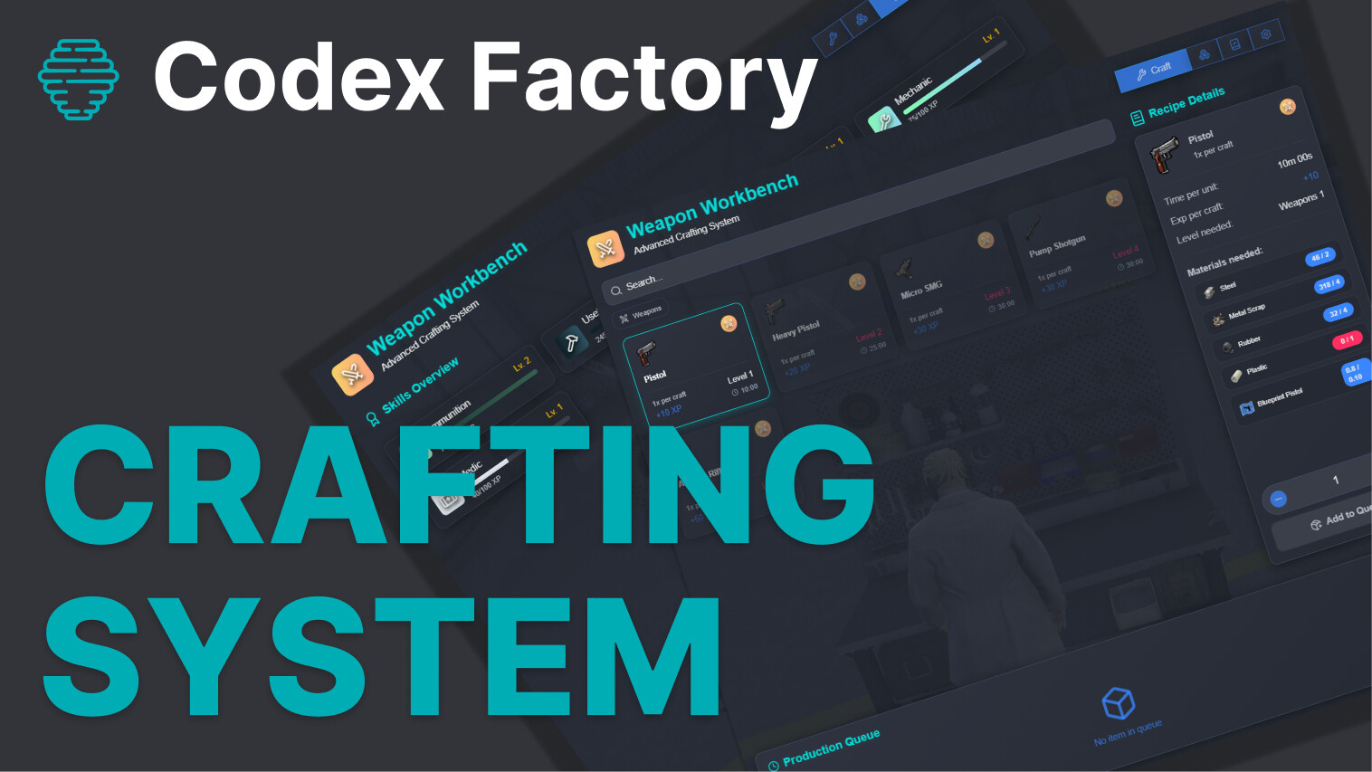 Crafting Bench System [QBox | QBCore | ESX | Standalone ] - FiveM ...