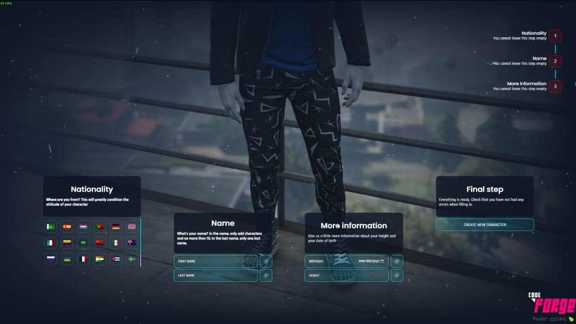 [PAID] MultiCharacter + CharCreator + Spawn compatible with Illenium ...