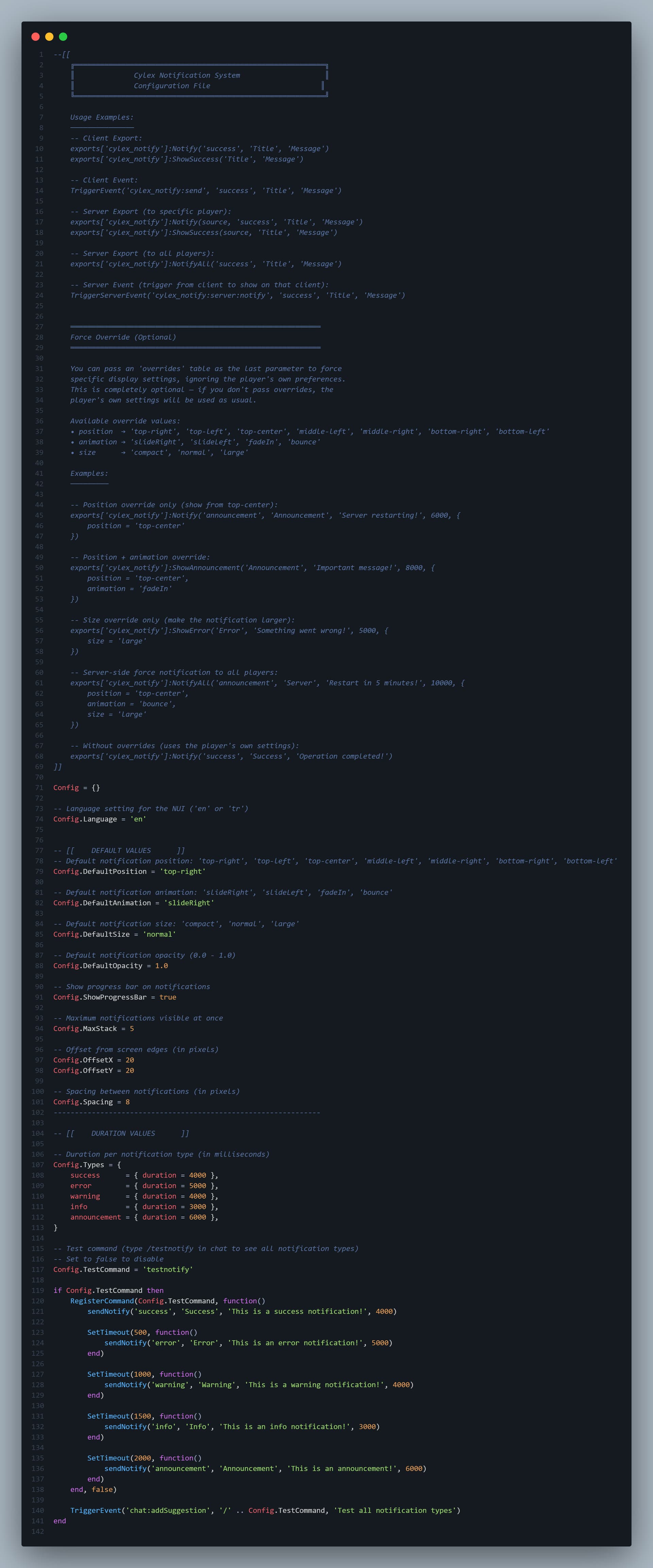 [FREE] Cylex Notification System | Modern UI • Animations - FiveM ...
