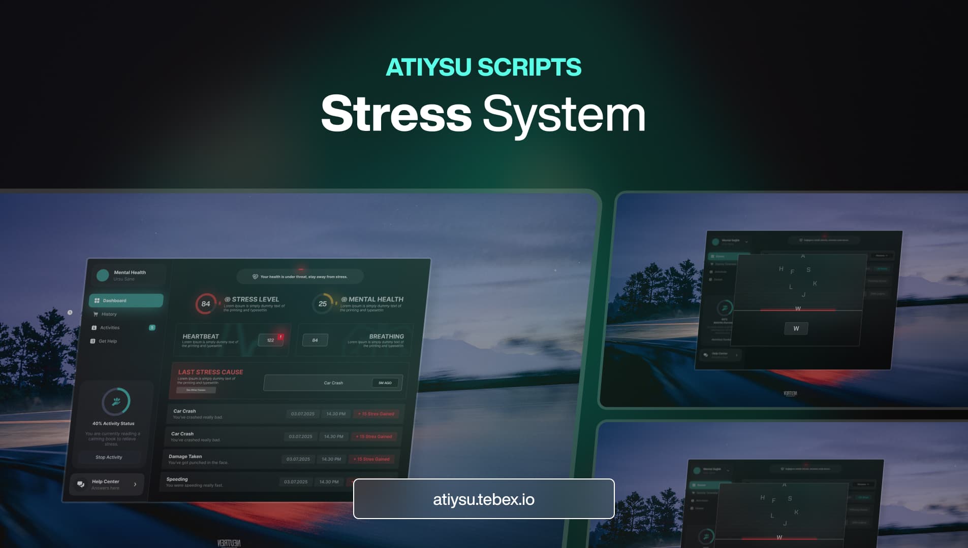 Stress & Mental Health System - FiveM Releases - Cfx.re Community