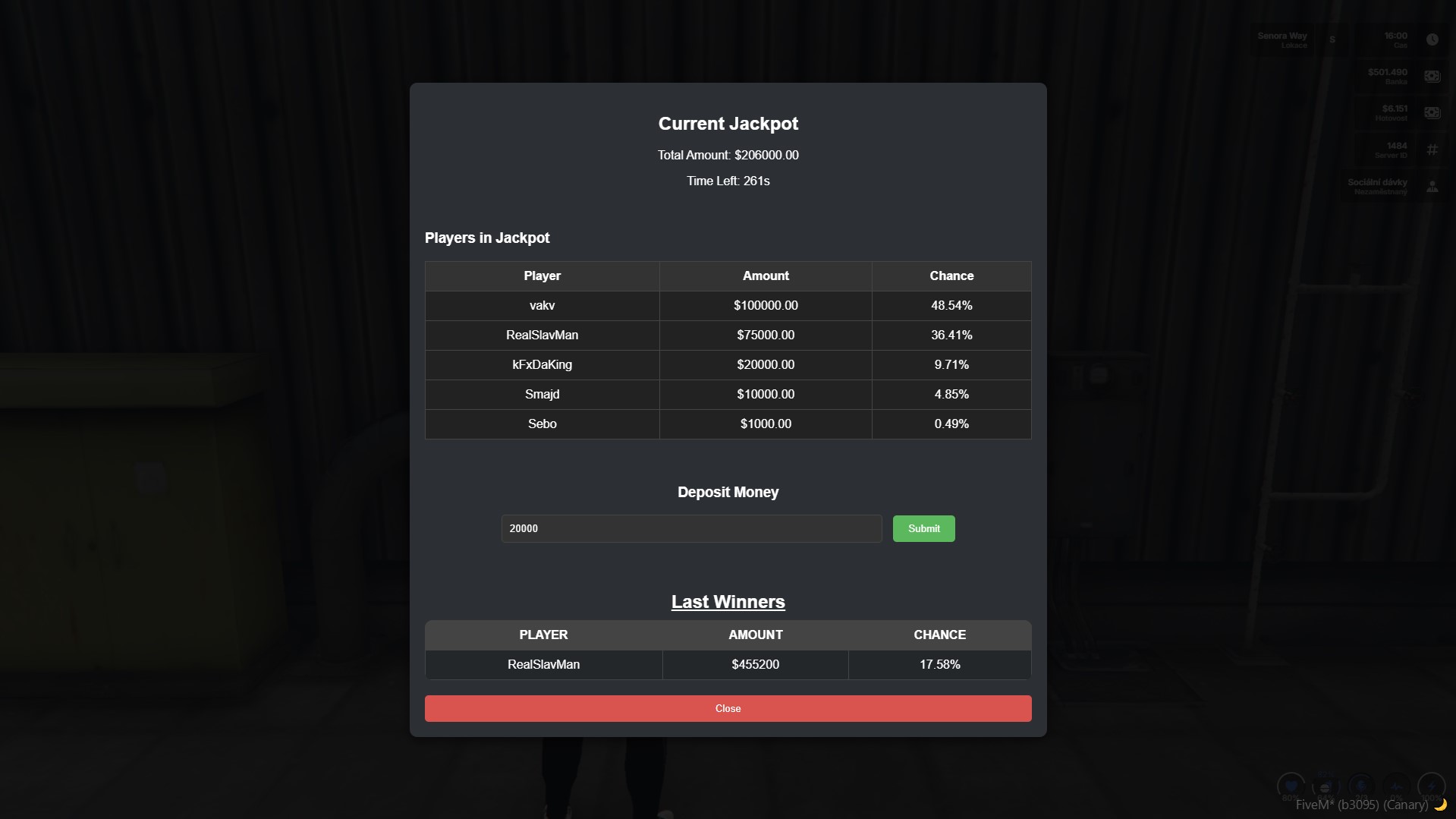 [ESX] FiveM Jackpot Raffle - FiveM Releases - Cfx.re Community