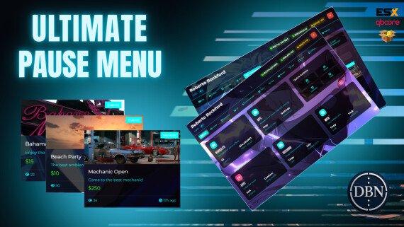 Pause Menu [ESX/QB/QBOX] – Advanced Pause Menu System for FiveM - FiveM ...
