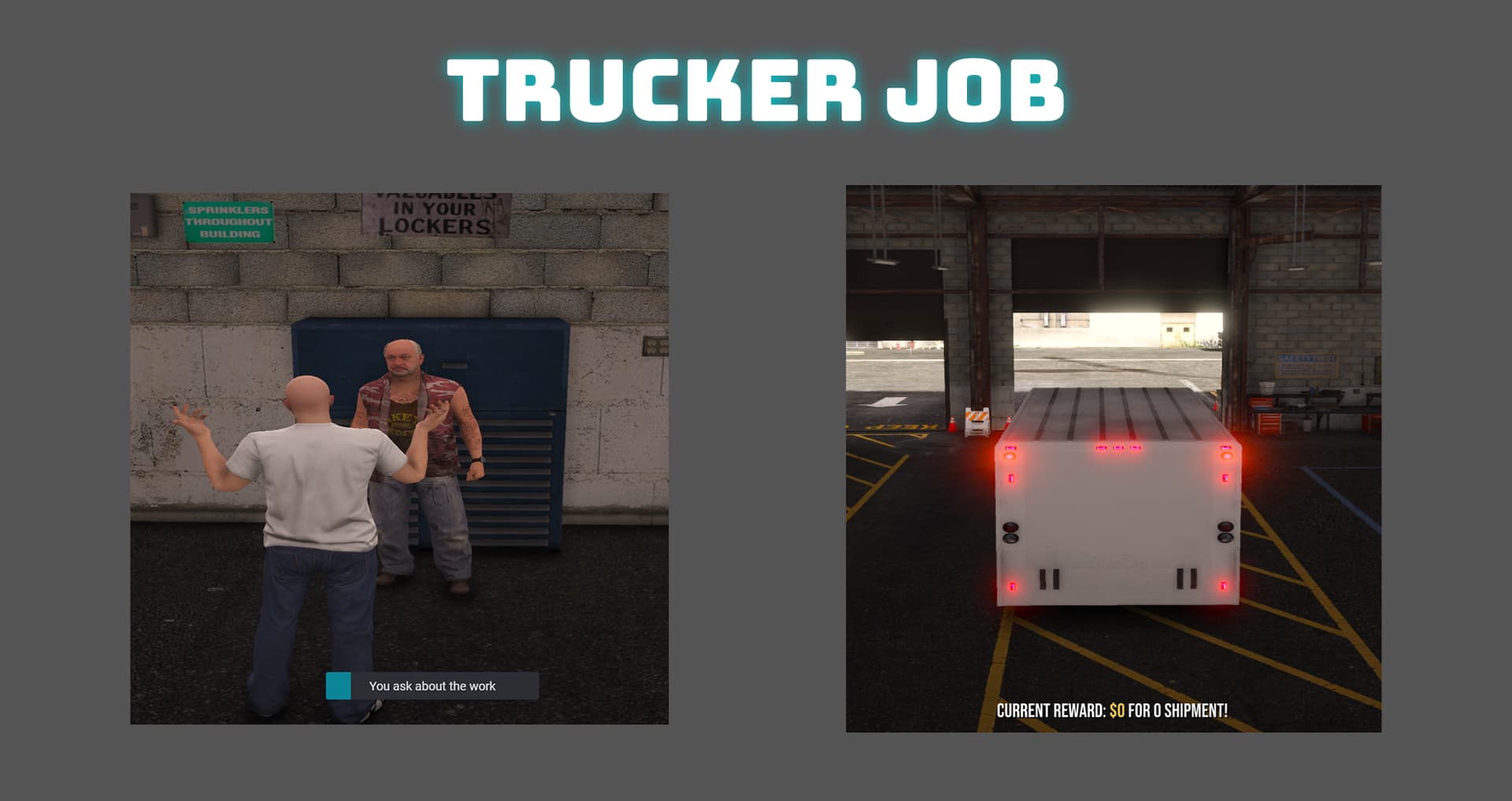 [ESX]TRUCKER JOB 2.0 PAID | POAR script - FiveM Releases - Cfx.re Community