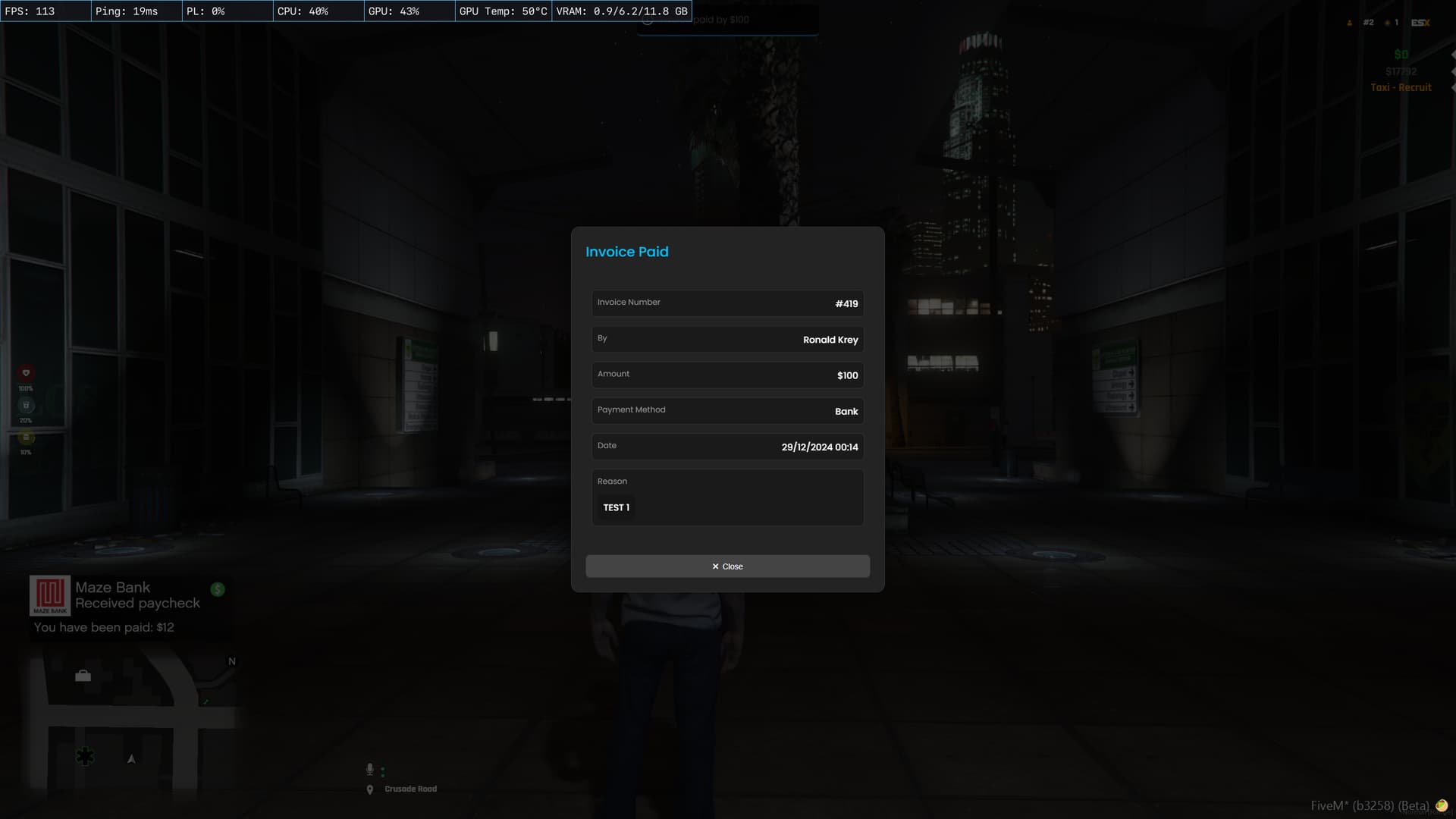 [PAID] ESX BILLING SYSTEM - FiveM Releases - Cfx.re Community