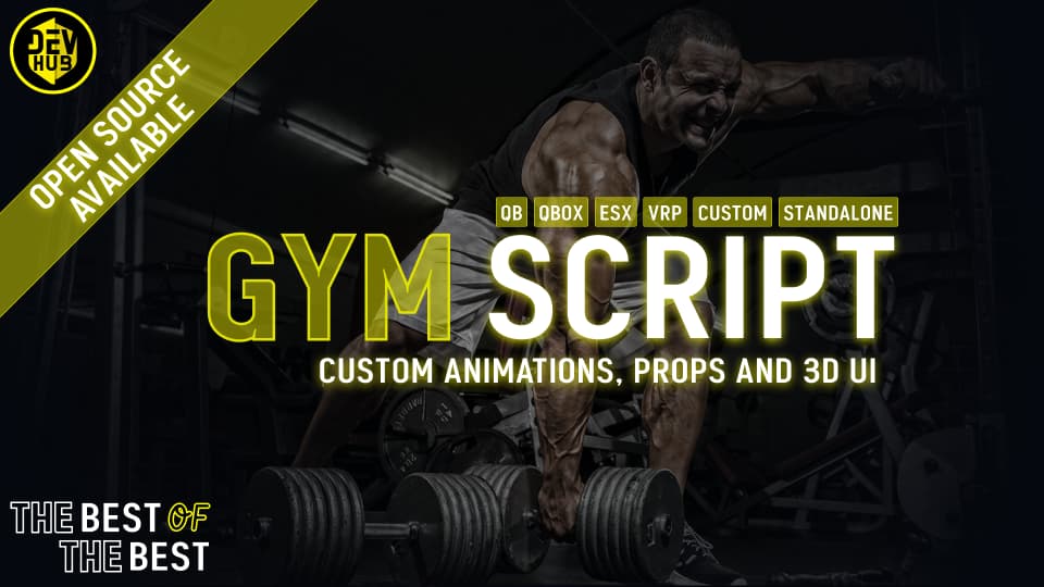 Gym Script (Custom Anims, 3d UI) - FiveM Releases - Cfx.re Community