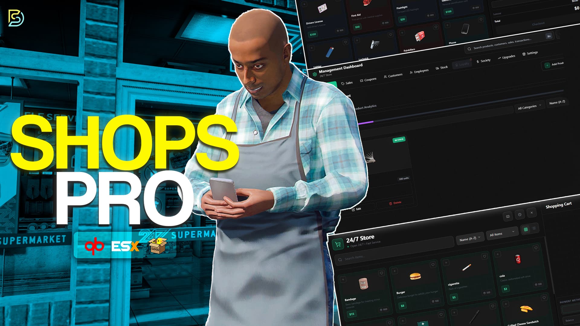 Shops Pro (QB/QBX/ESX) - FiveM Releases - Cfx.re Community