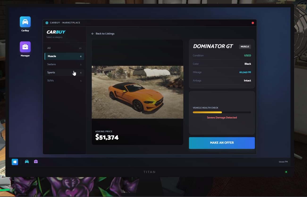 [PAID] [QB & ESX] 6ix Car Dealer Job | Management UI, Negotiation ...