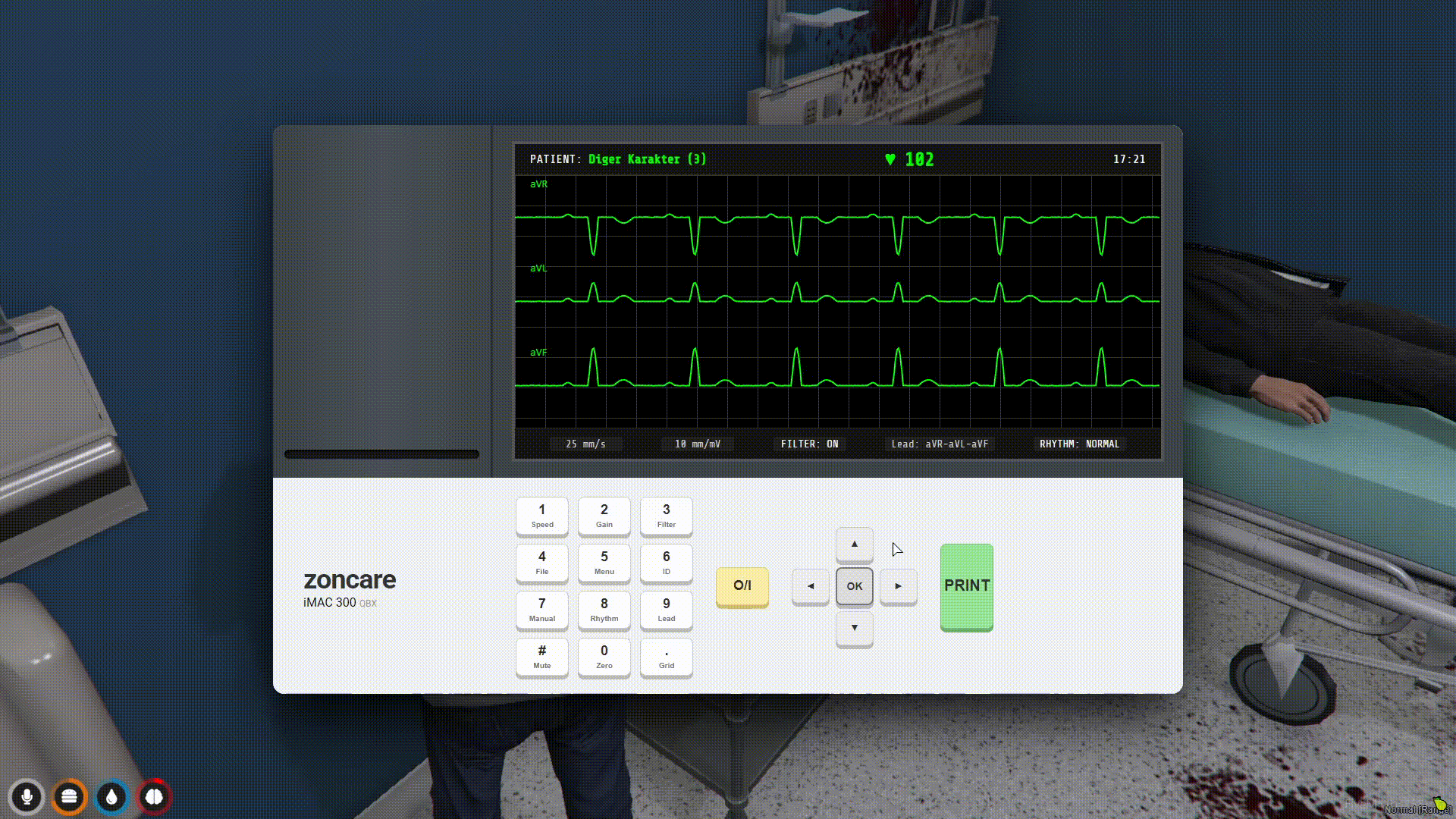 🩺 ECG Machine With 3D Monitor | DUI System | & Printer System | Real ...