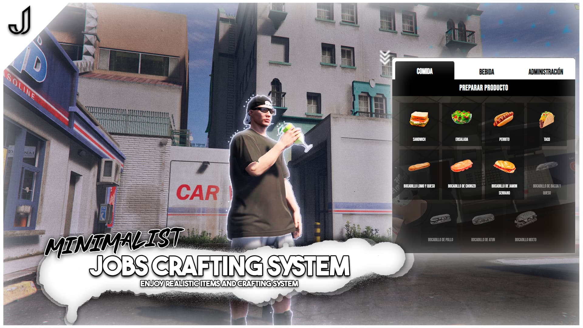 [NEW] Jobs Crafting System & Consumible System FiveM Script | ESX & QB ...