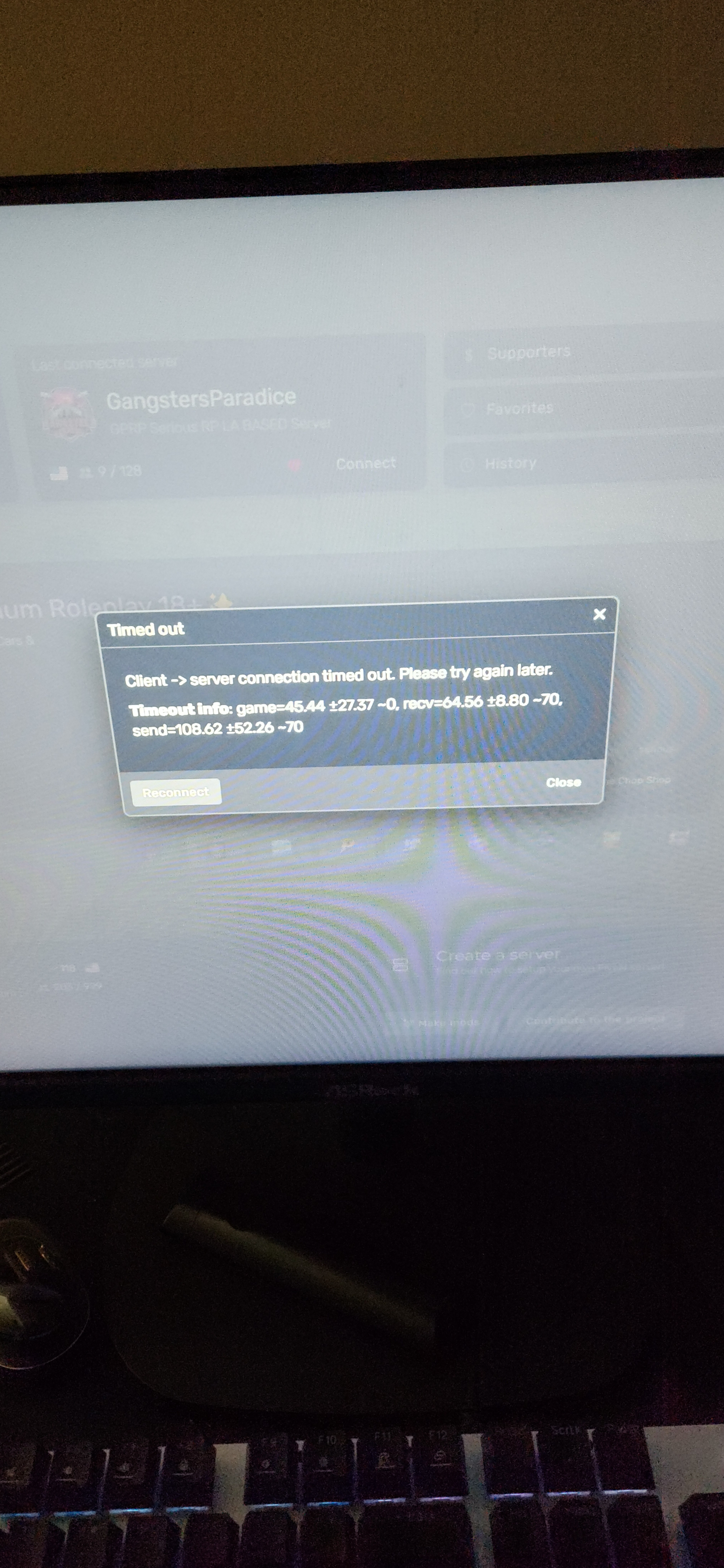 Error code - FiveM Client Support - Cfx.re Community