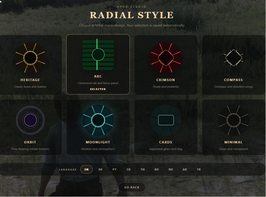 [PAID] Apex Radial Menu | 8 Styles • 9 Languages • REDM/VORP - RedM ...