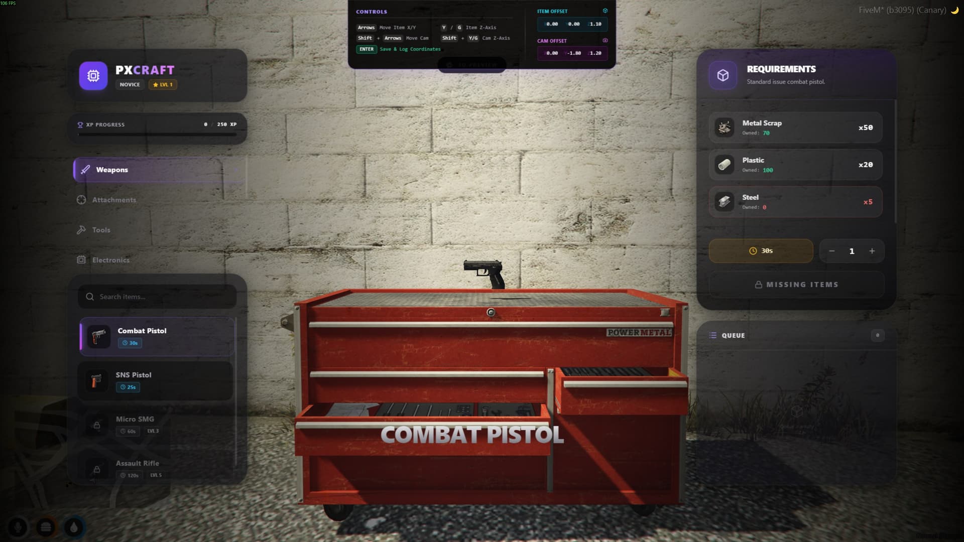 [PAID] PX CRAFTING [QBCore,ESX,QBOX] - FiveM Releases - Cfx.re Community