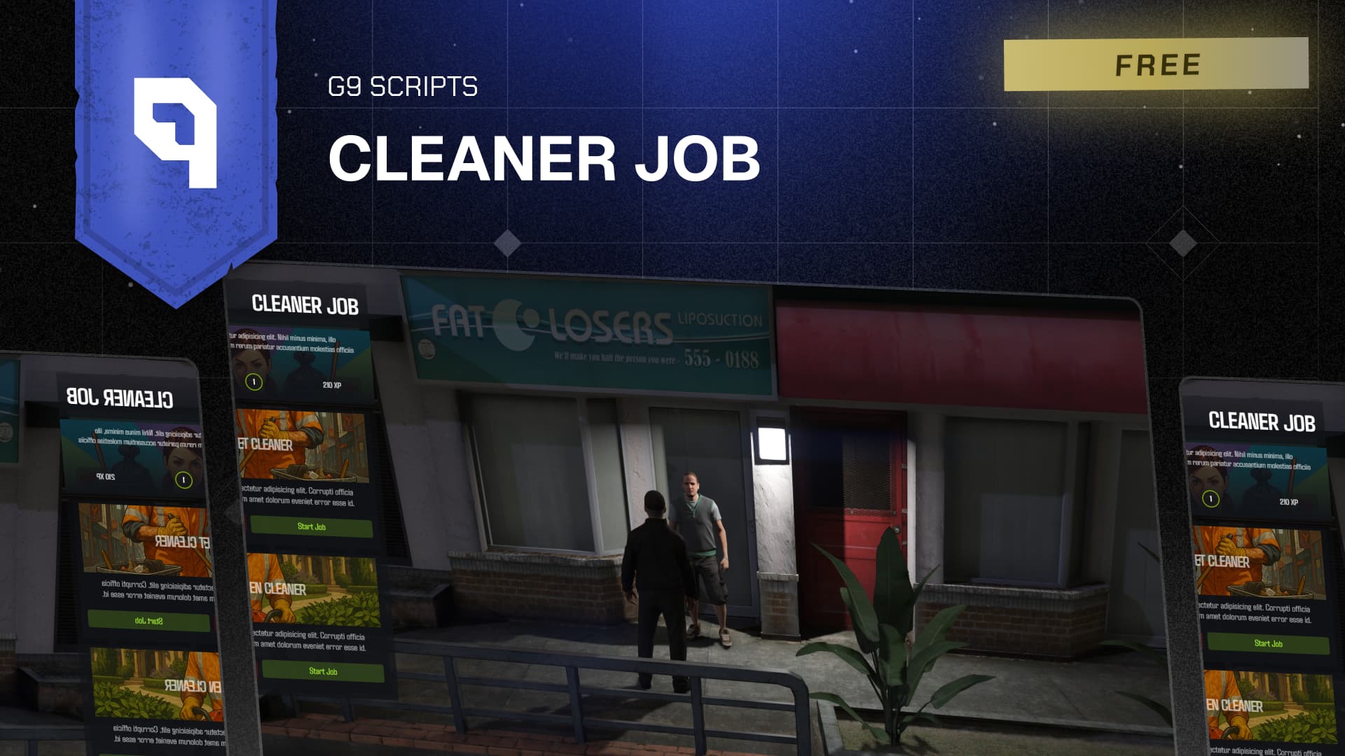 Cleaner Job | Street Cleaner & Tree Cutter - FiveM Releases - Cfx.re ...