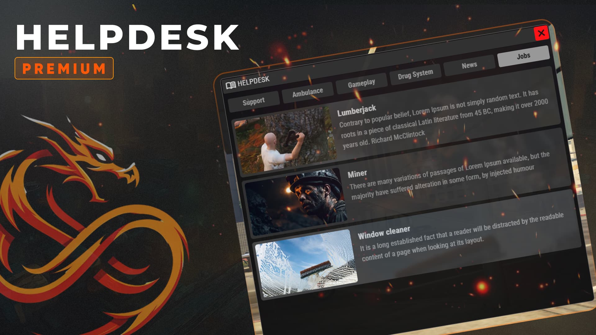 [STANDALONE] HELPDESK - FiveM Releases - Cfx.re Community