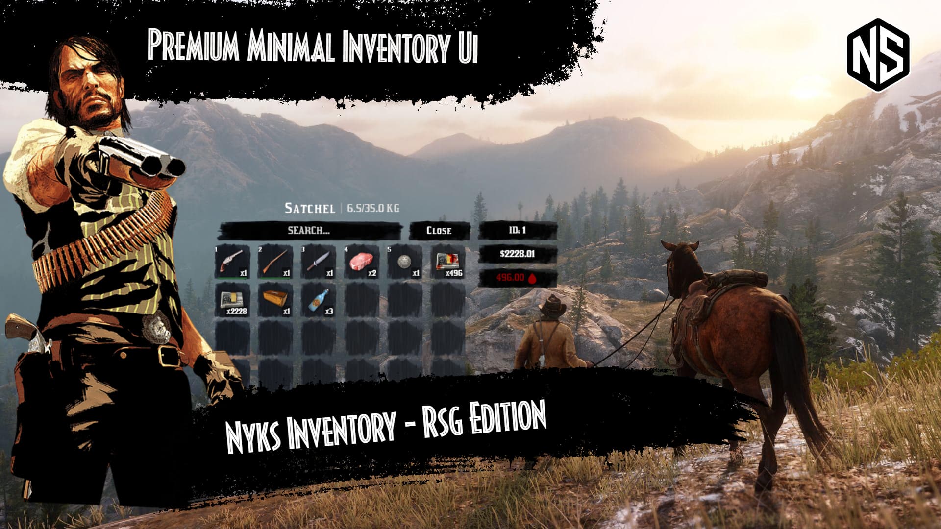 NYKS Inventory - RSG Edition | Premium VORP-Style UI - RedM Releases ...
