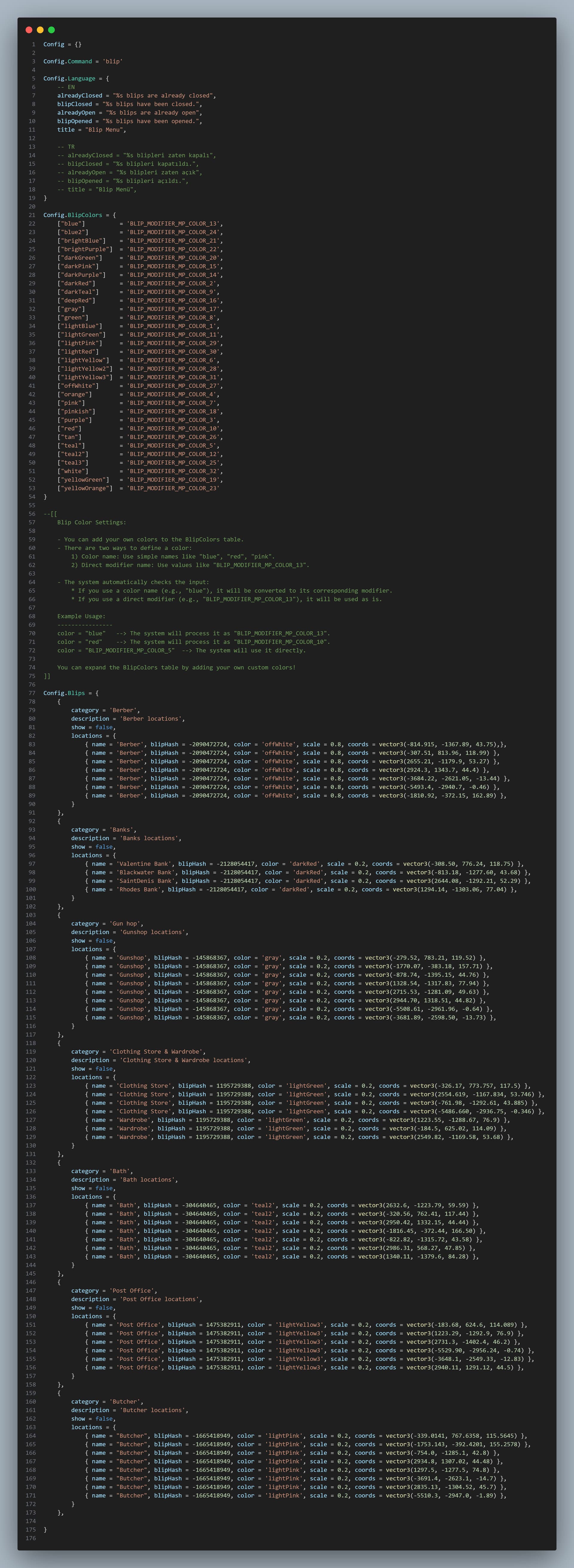 [PAID] RedM Blip Menu System - RedM Releases - Cfx.re Community