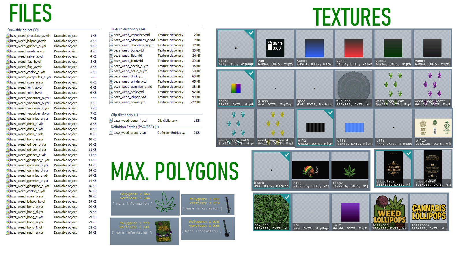 [PROPS] Cannabis items - FiveM Releases - Cfx.re Community