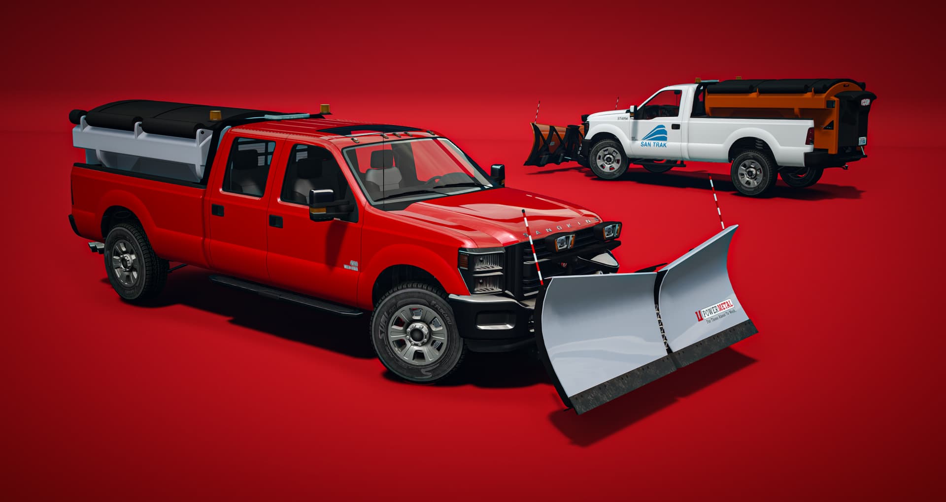 ONX Snow Plow Vapid Sandking Remaster Utility Pack - FiveM Releases ...