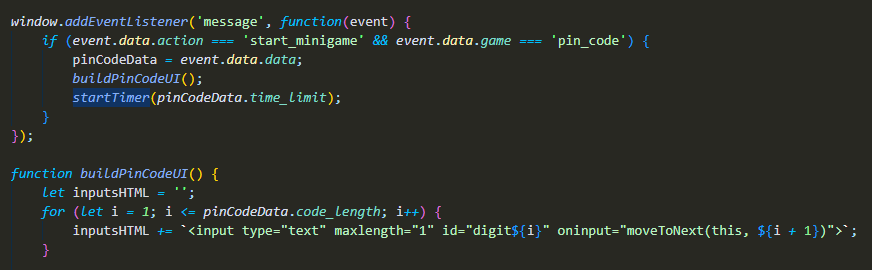 [PAID] ZeroGravity PIN Code Minigame - FiveM Releases - Cfx.re Community