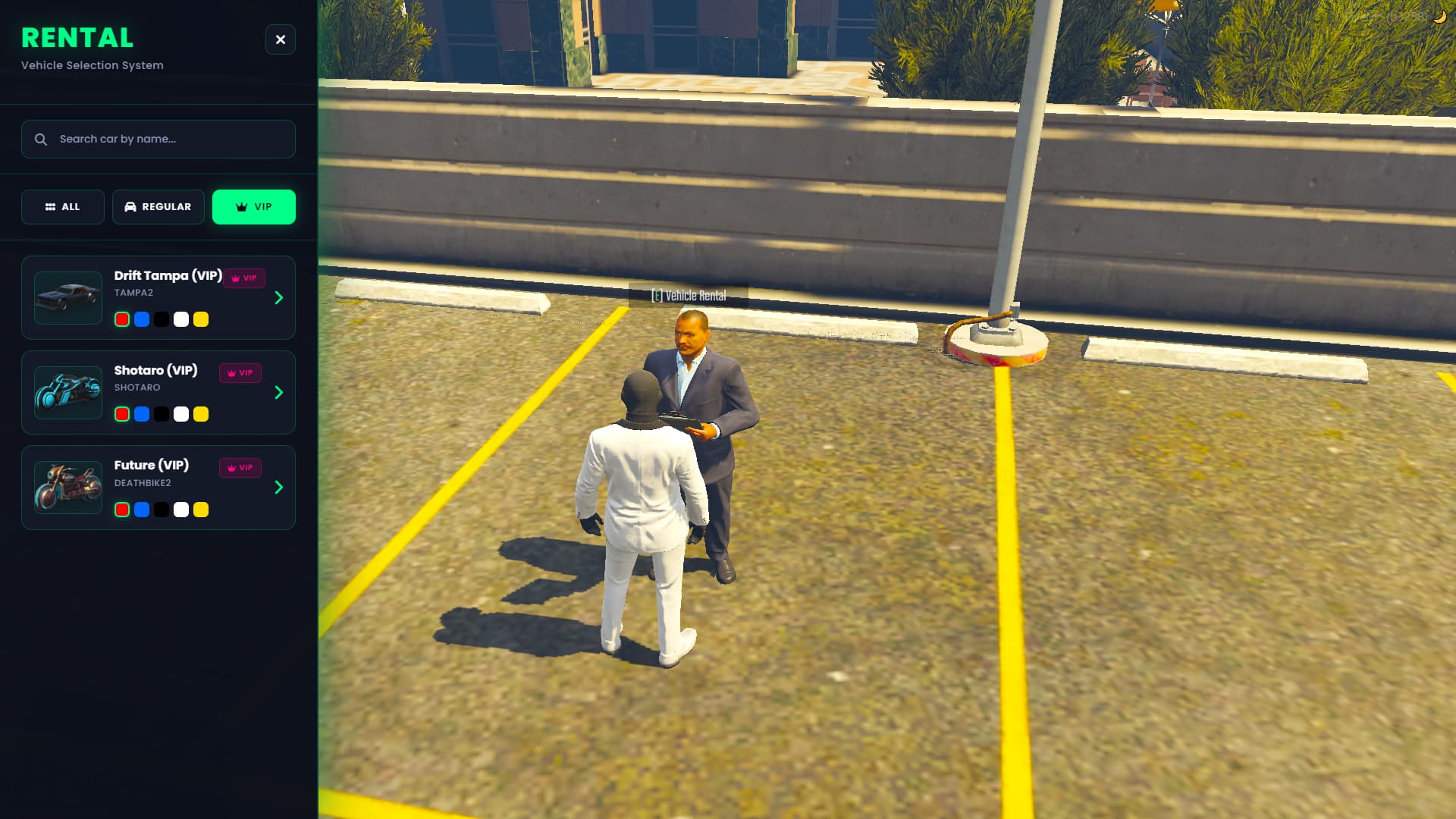 [PAID] Vehicle Rental System - FiveM Releases - Cfx.re Community